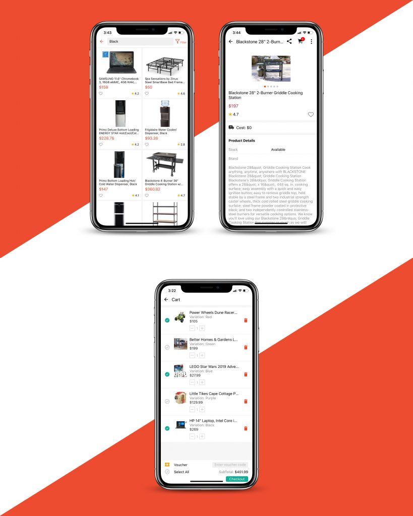 React Native Multi Vendor UI Template - Carlo Fontanos