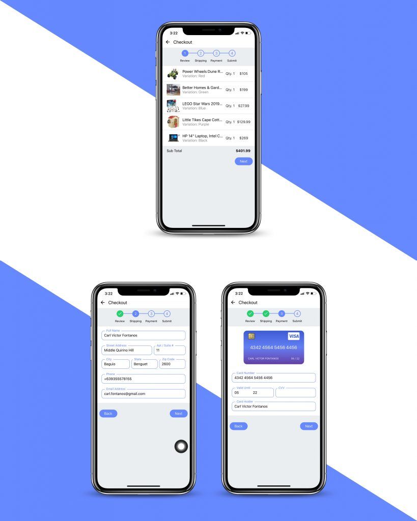 React Native Multi Vendor UI Template - Carlo Fontanos