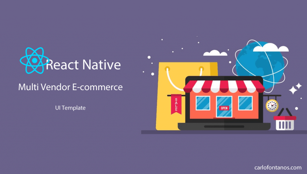React Native Multi Vendor UI Template - Carlo Fontanos